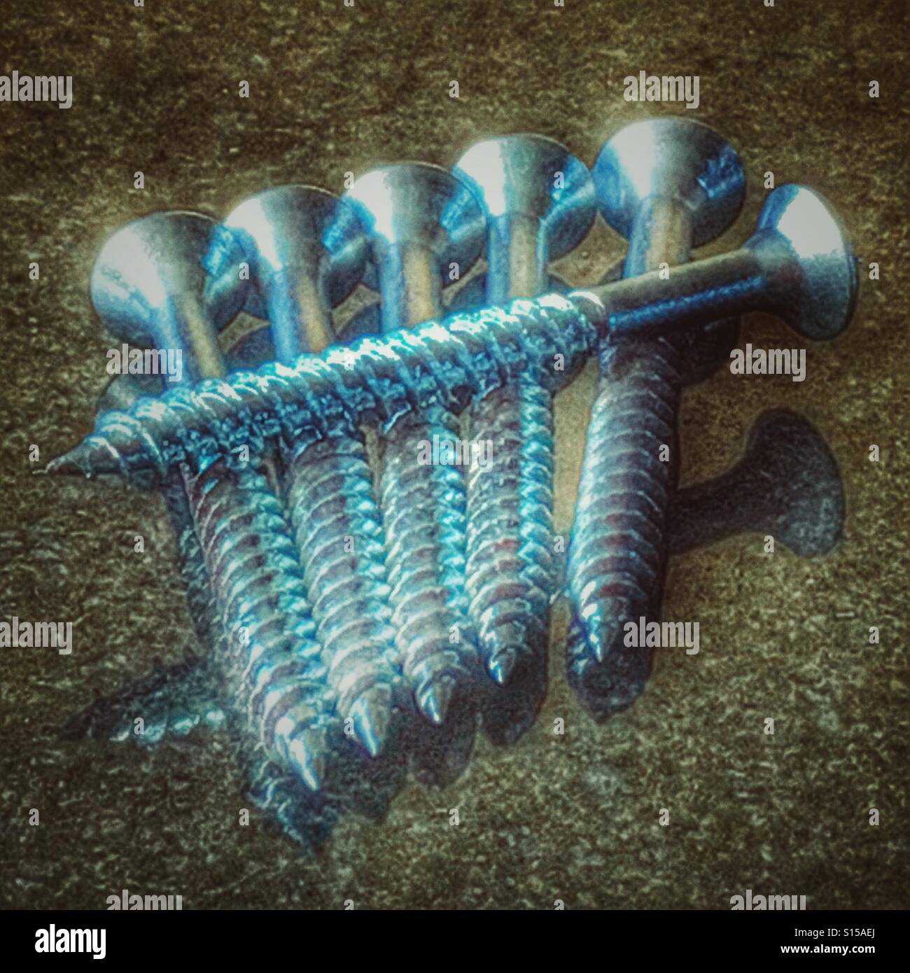 Sharp screws hi-res stock photography and images - Alamy