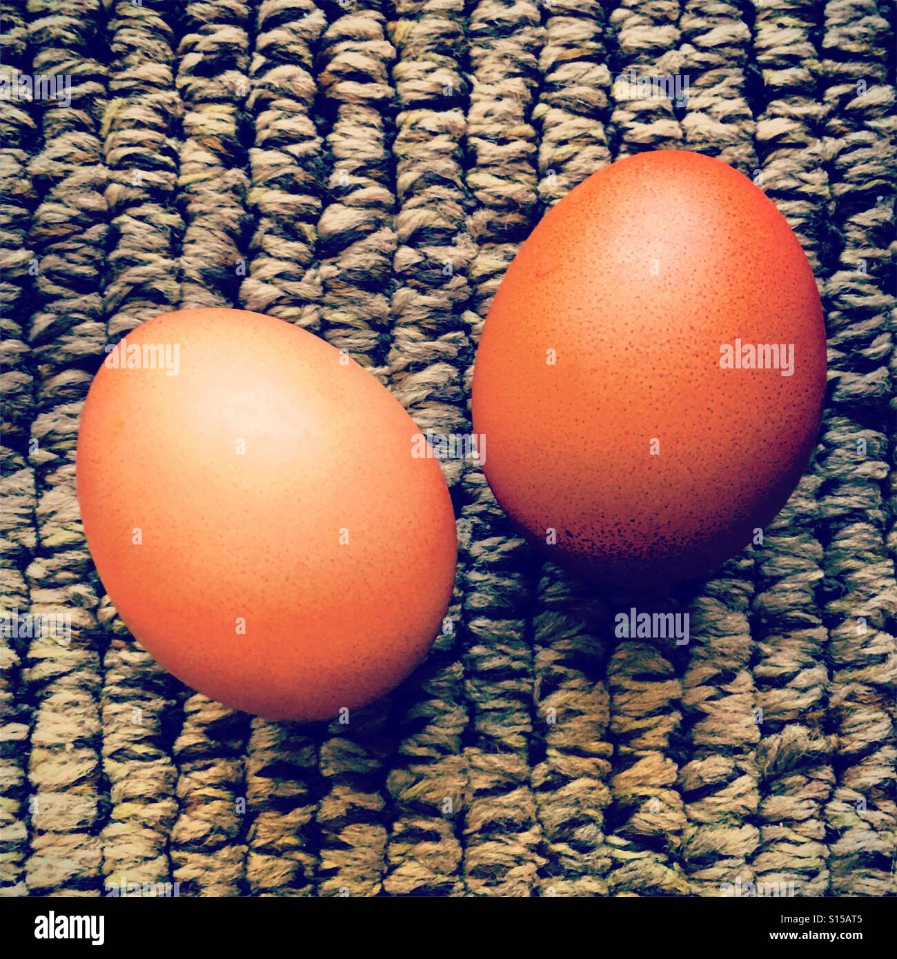 Two Eggs together Stock Photo - Alamy
