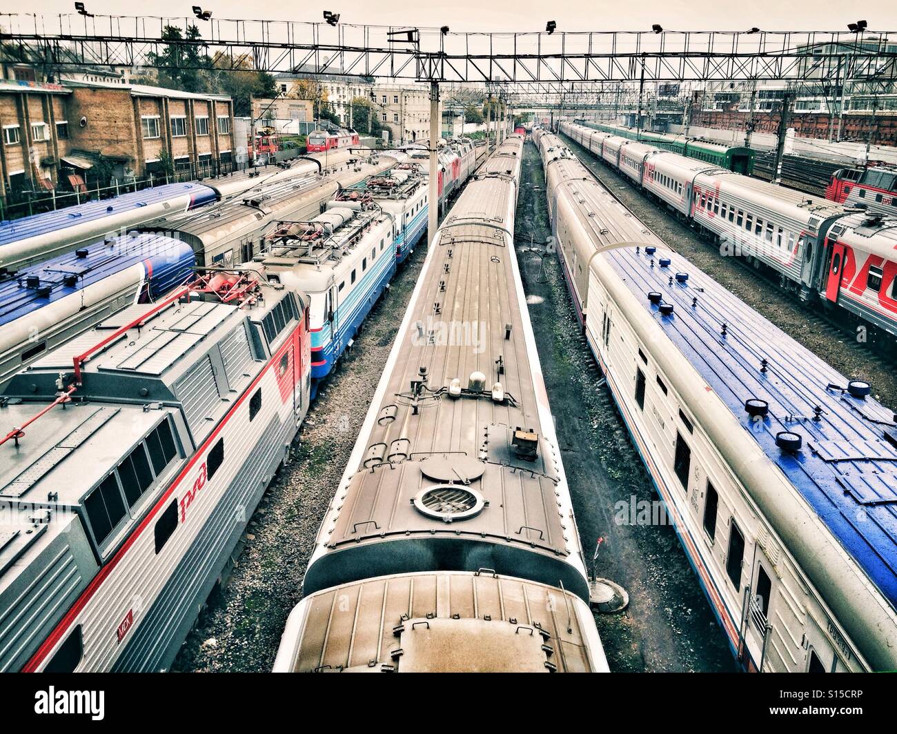 Russian trains hi-res stock photography and images - Alamy