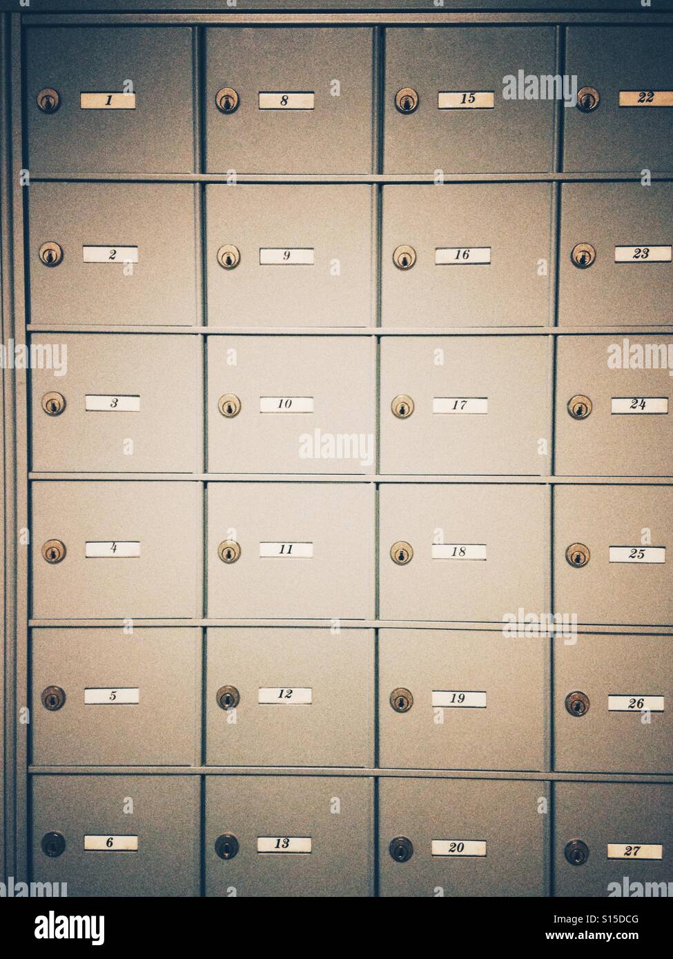 Locker Boxes High Resolution Stock Photography and Images - Alamy