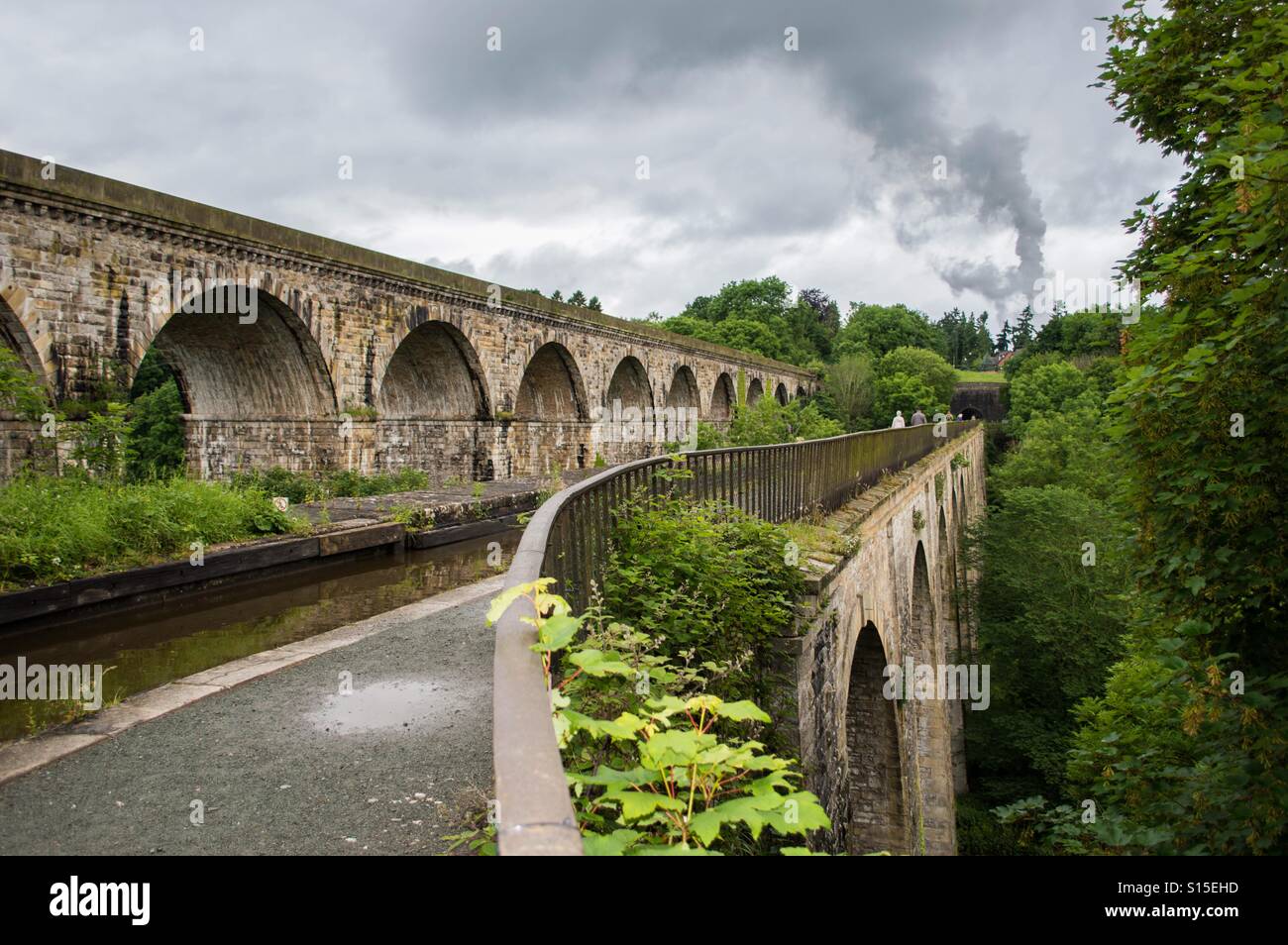 Llangollen Canal Aqueduct Stock Photo - Alamy
