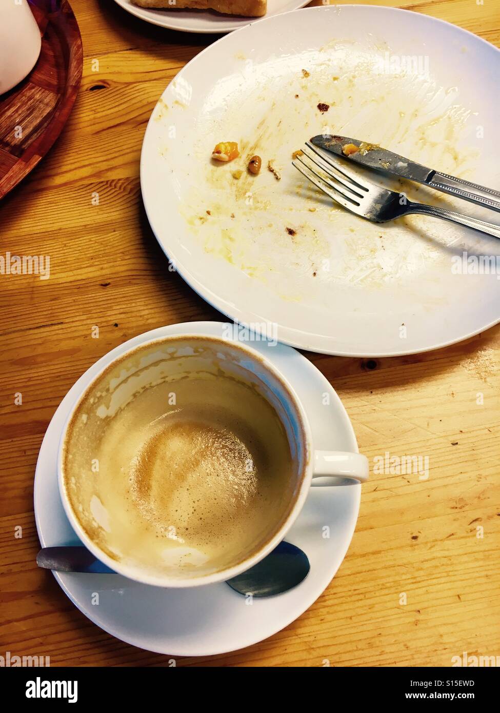 Finished english breakfast hi-res stock photography and images - Alamy