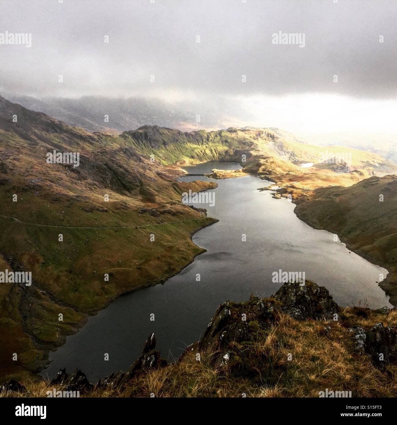 Watkins path - Snowdon Stock Photo - Alamy