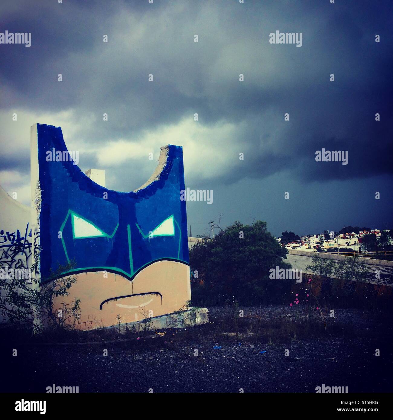 Batman graffiti hi-res stock photography and images - Alamy