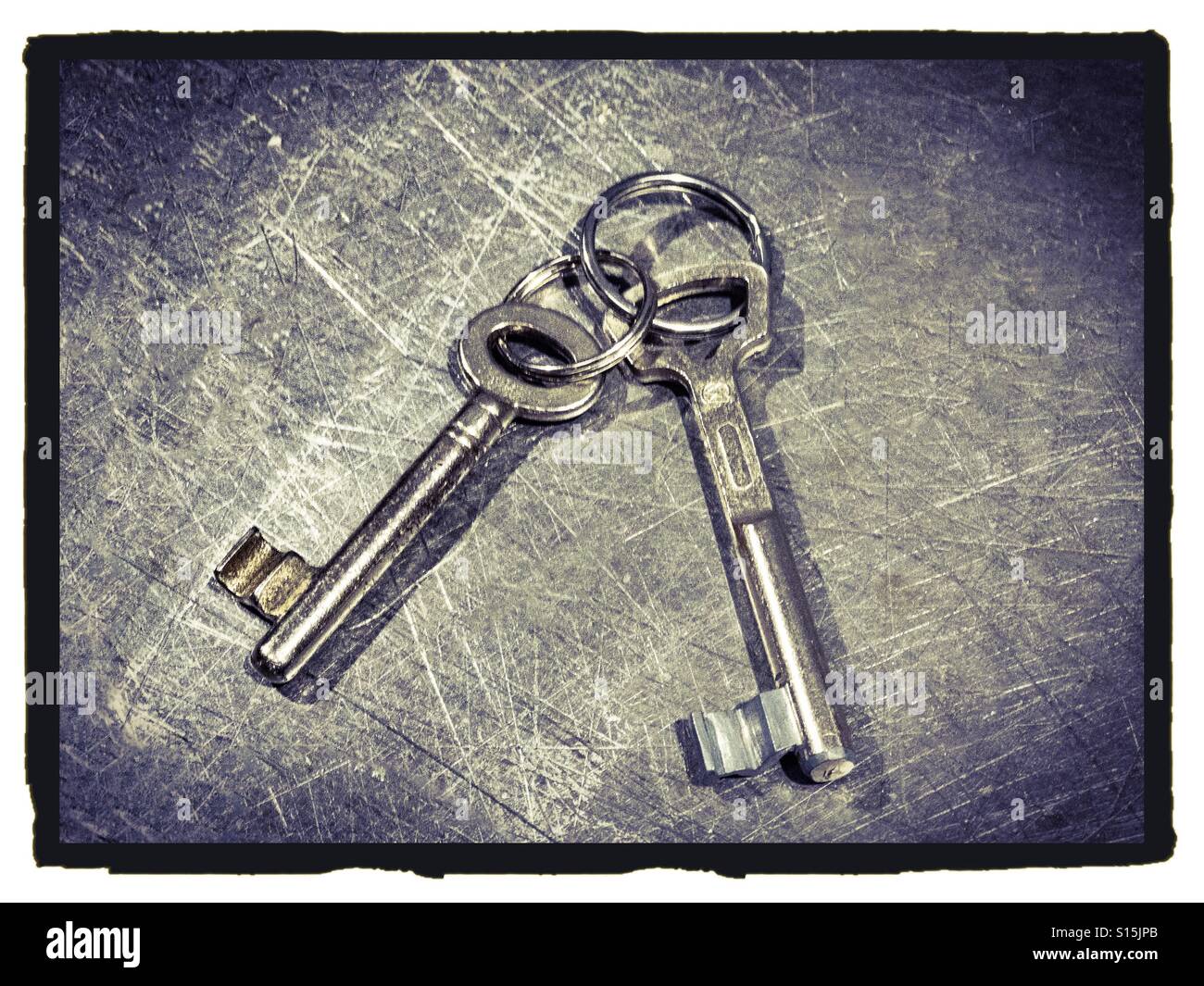 Detail Photo of two keys Stock Photo - Alamy