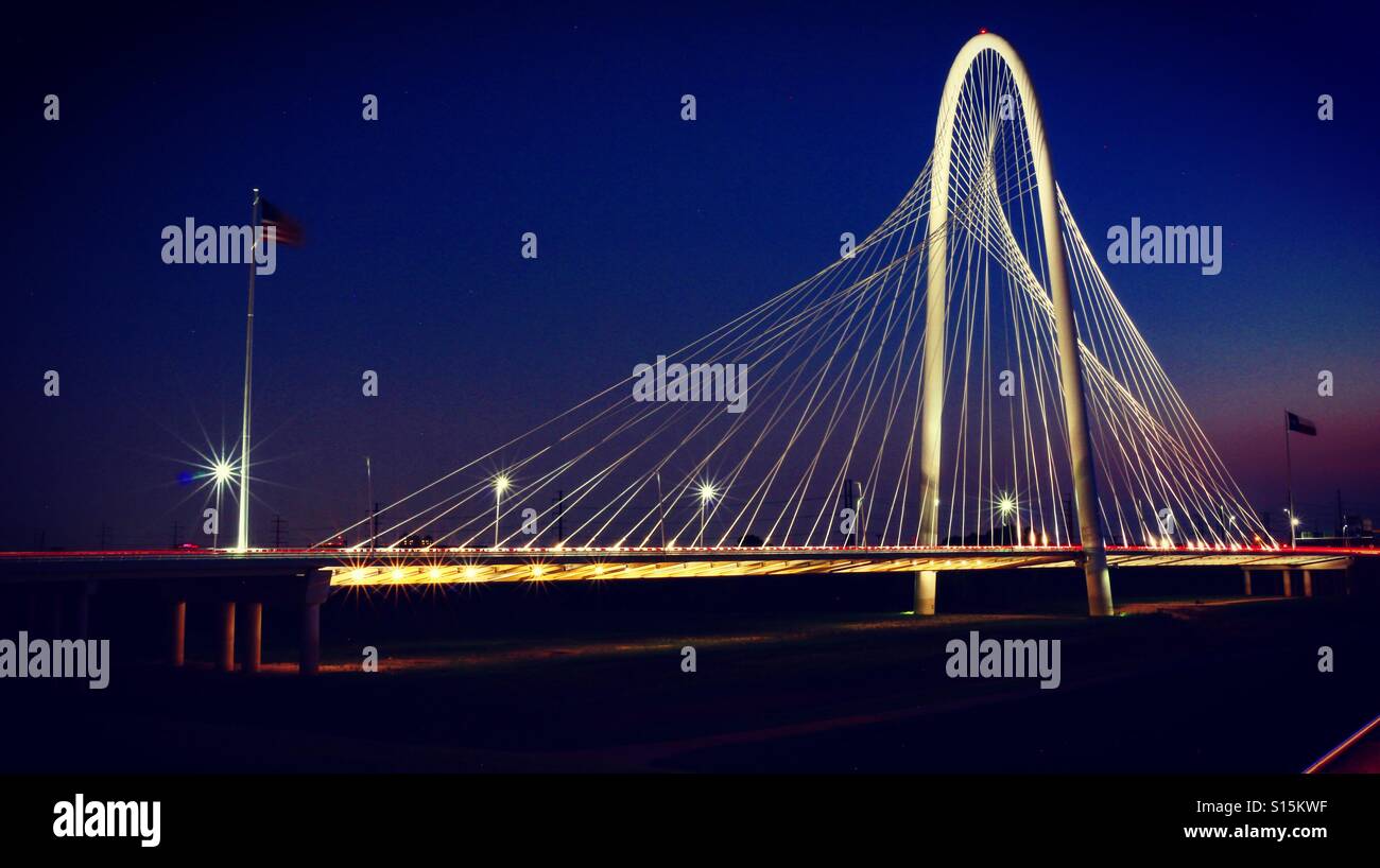 Bridge at night with a moon hi-res stock photography and images - Alamy