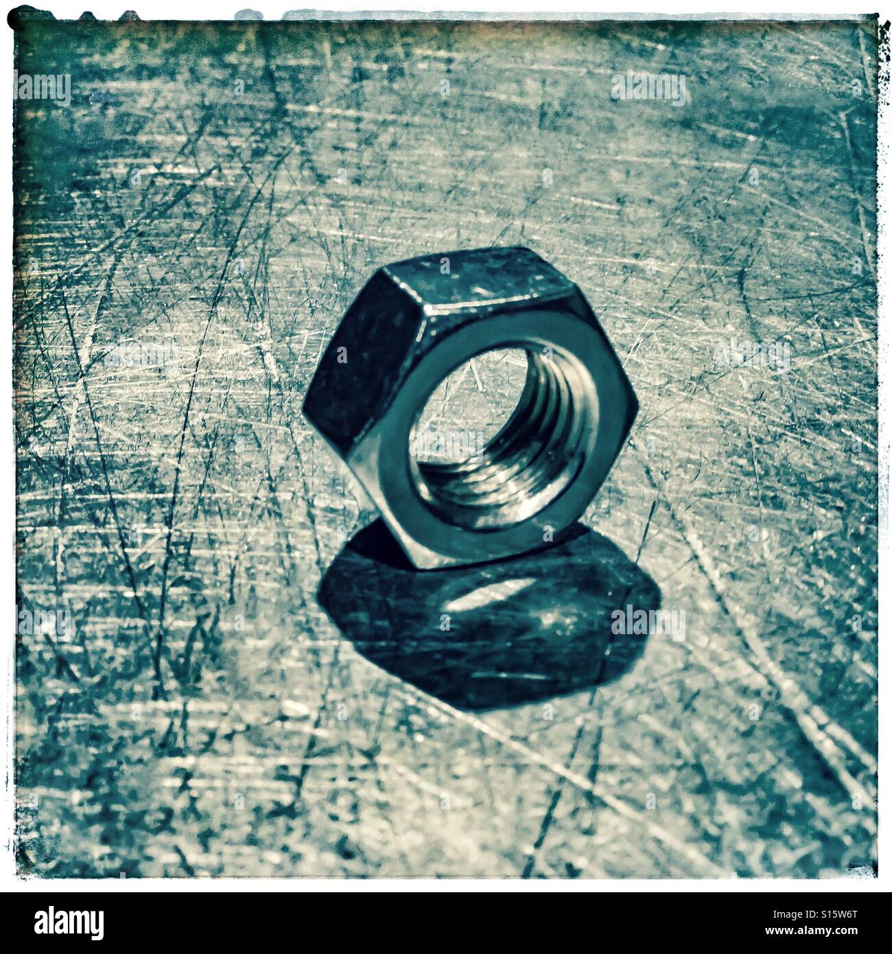 One screw nut Stock Photo - Alamy