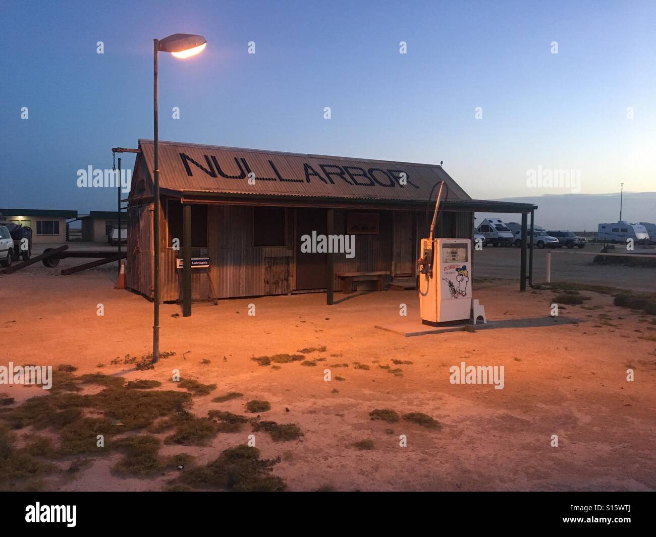 Outback Aussie petrol Stock Photo - Alamy