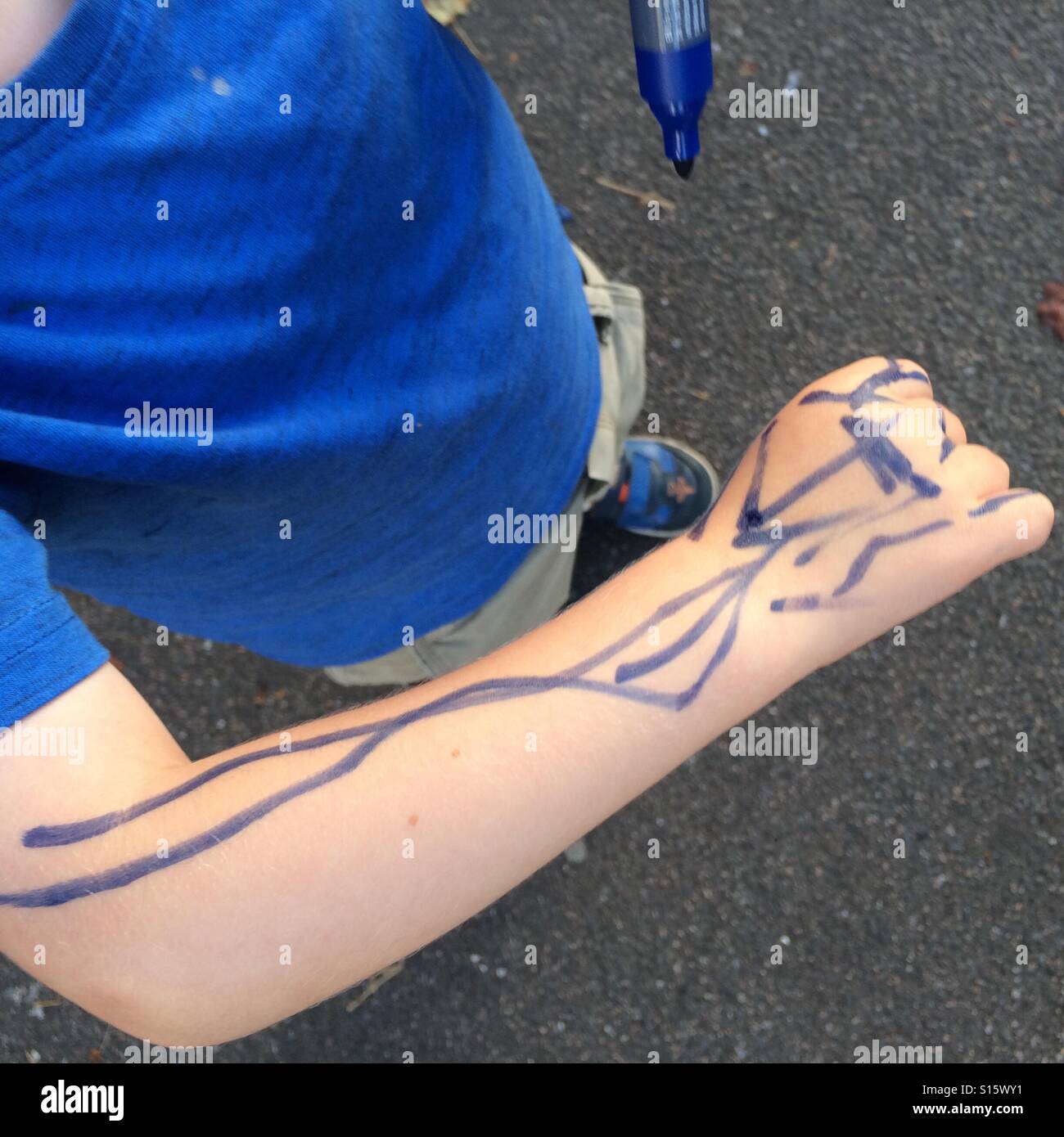 Drawing on an arm hi-res stock photography and images - Alamy