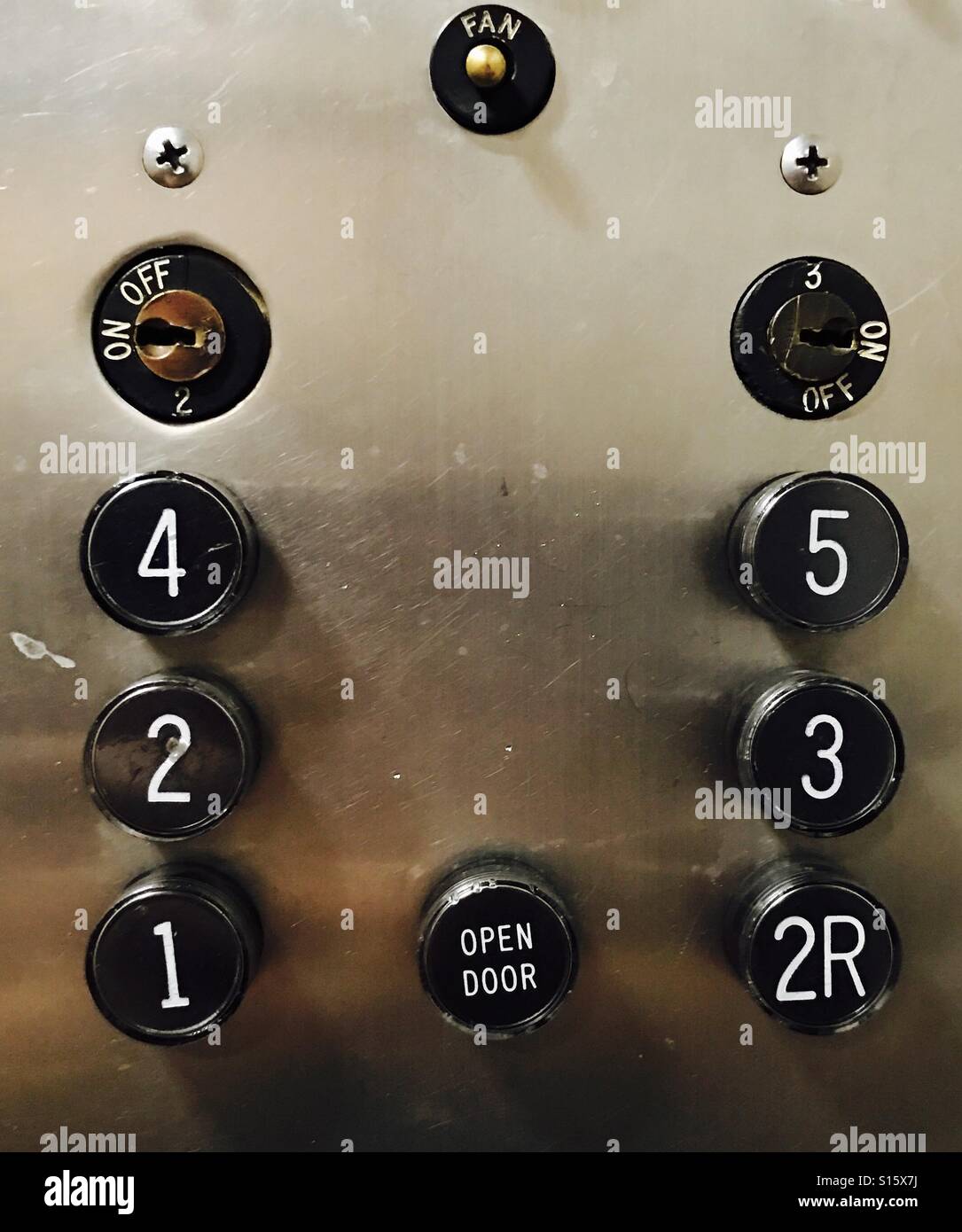 Otis Elevator Button Panel