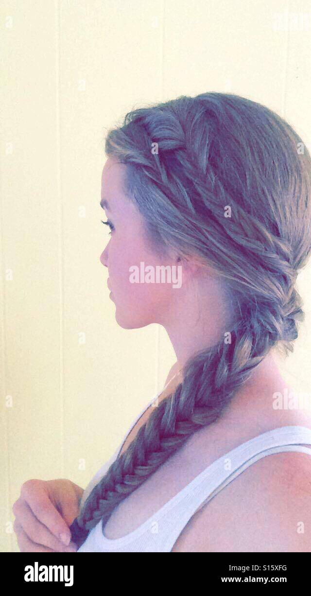 Fishtail Braid Back View