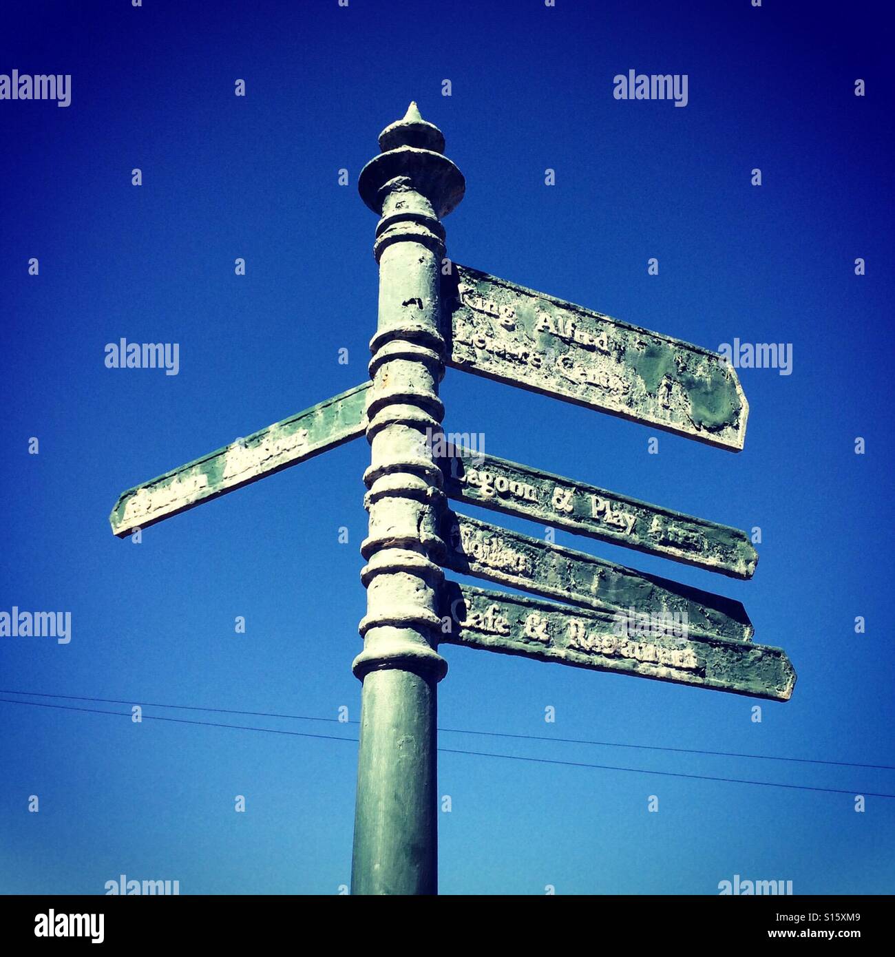 Seaside sign hi-res stock photography and images - Alamy