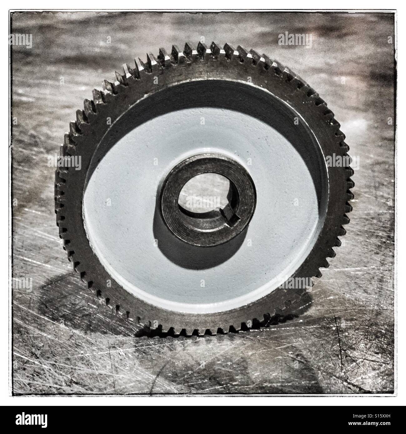 Detail Photo of a Gear Stock Photo - Alamy