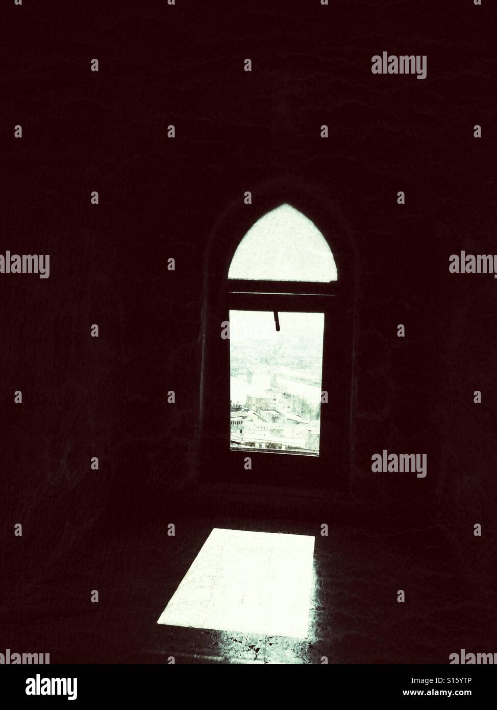 Light from a vintage window Stock Photo - Alamy