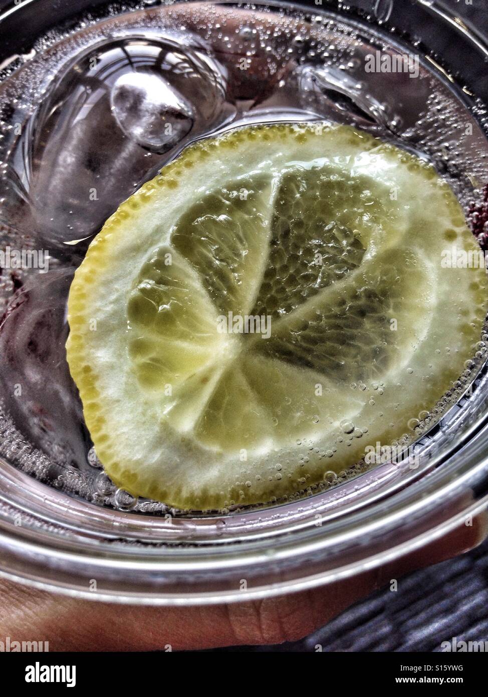 Water with lemon Stock Photo - Alamy