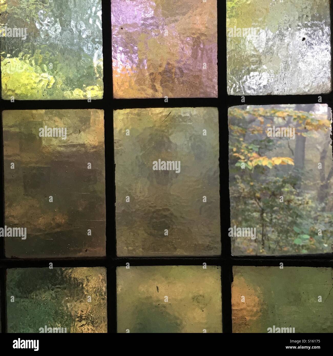 Stained Glass Viewpoint Stock Photo - Alamy