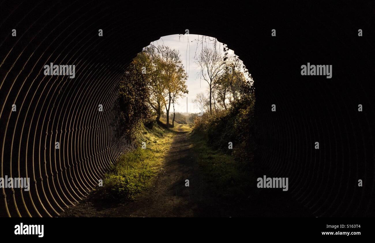 View through tunnel hi-res stock photography and images - Alamy