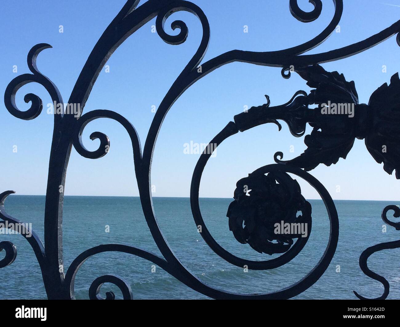 Iron scroll work Stock Photo - Alamy