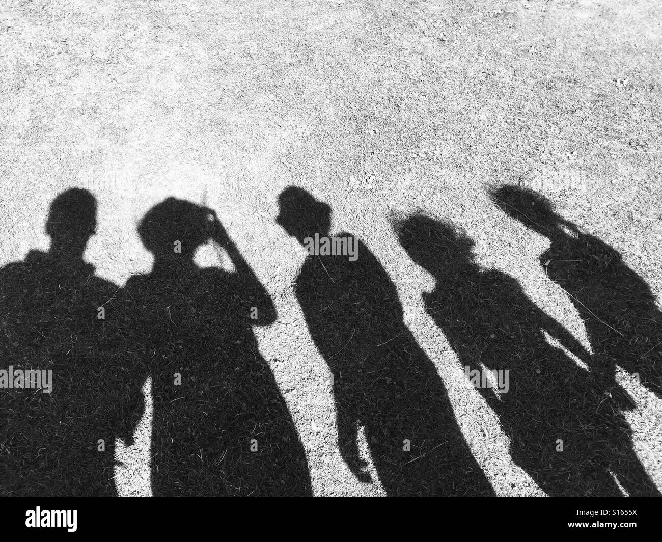 Children and parents Black and White Stock Photos & Images - Alamy
