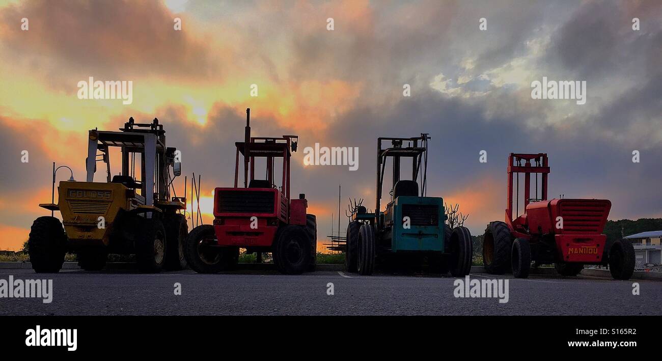 Four tractors hi-res stock photography and images - Alamy