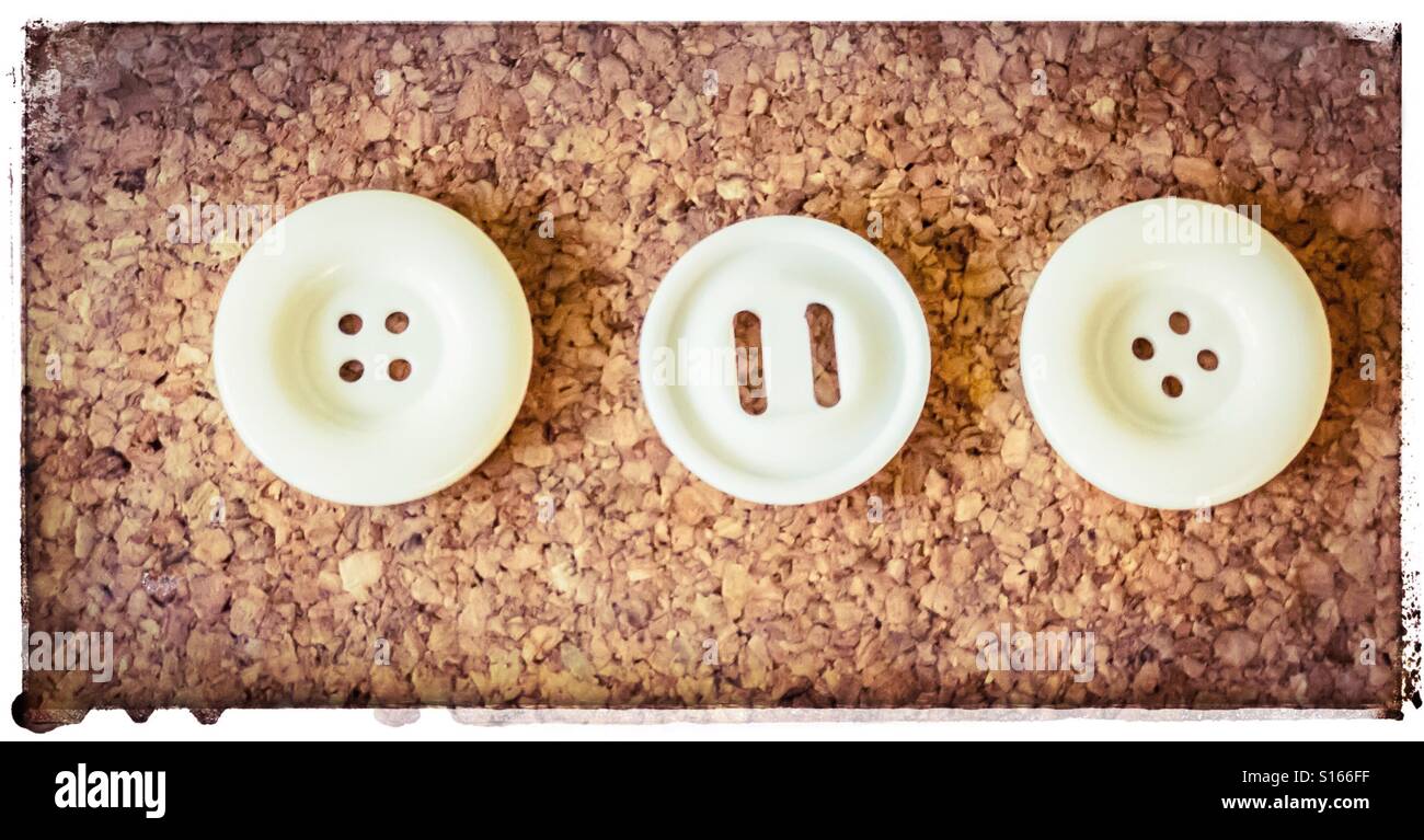 Three buttons hi-res stock photography and images - Alamy