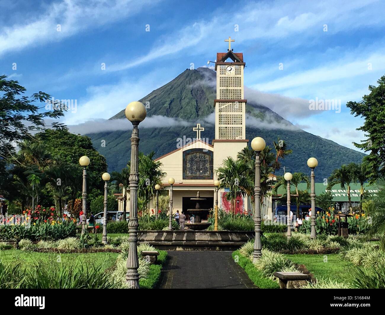Church in Costa Rica Stock Photo - Alamy