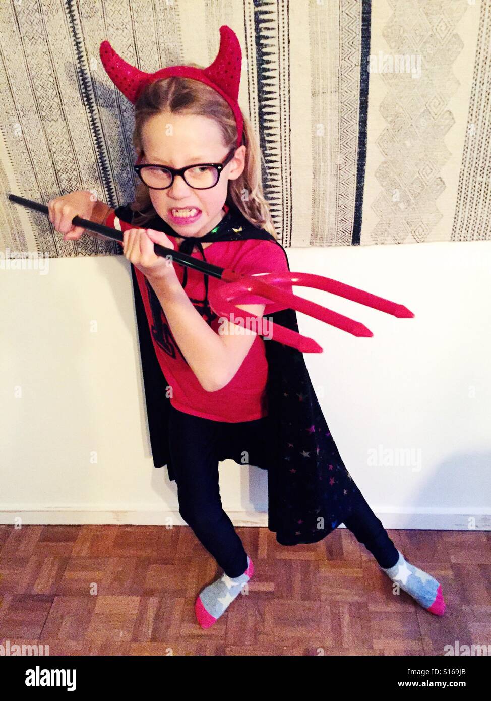 Devil girl hi-res stock photography and images - Alamy