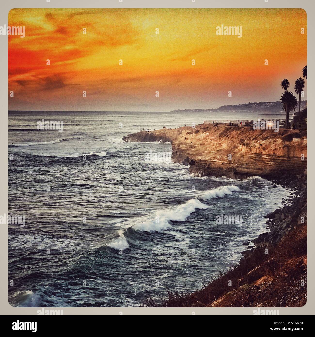 Sunset cliffs point loma hi-res stock photography and images - Alamy