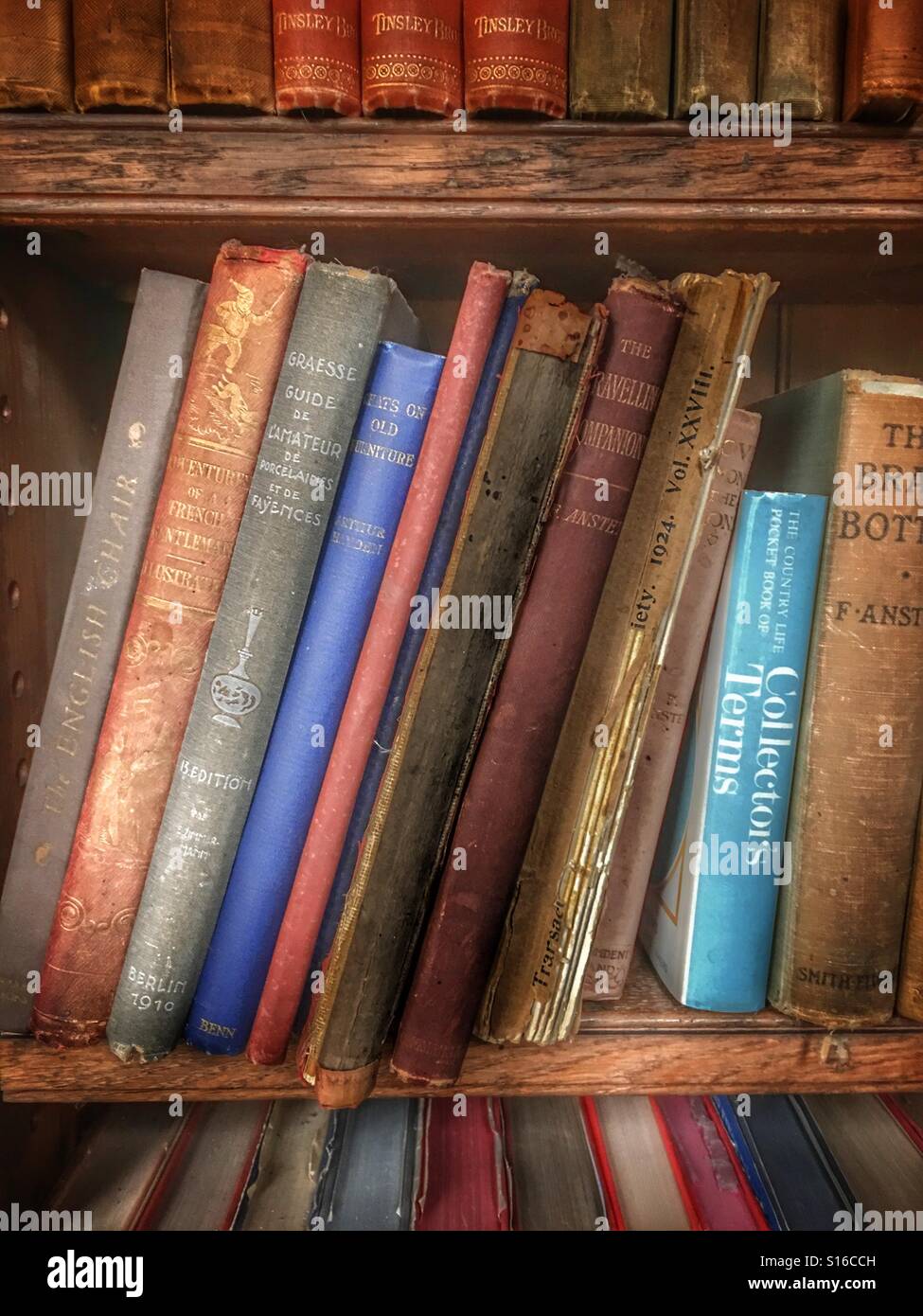 Old books in library Stock Photo - Alamy