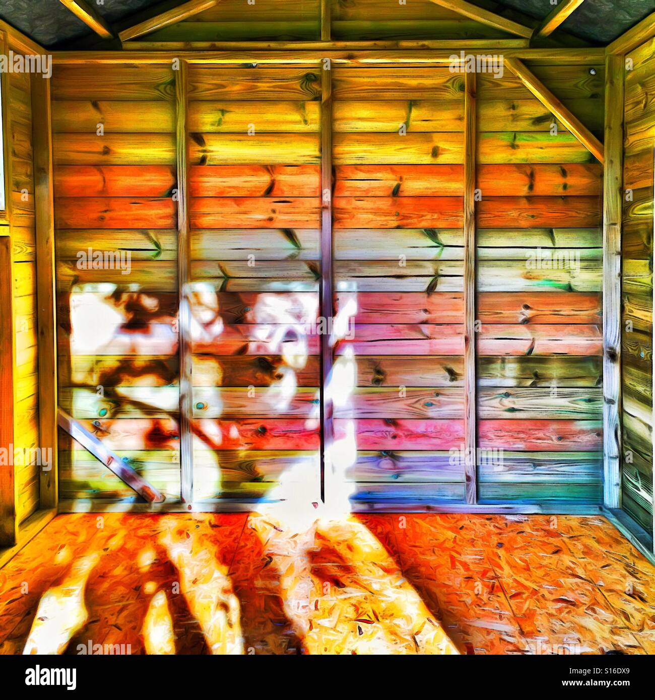 Empty garden shed inside hi-res stock photography and images - Alamy
