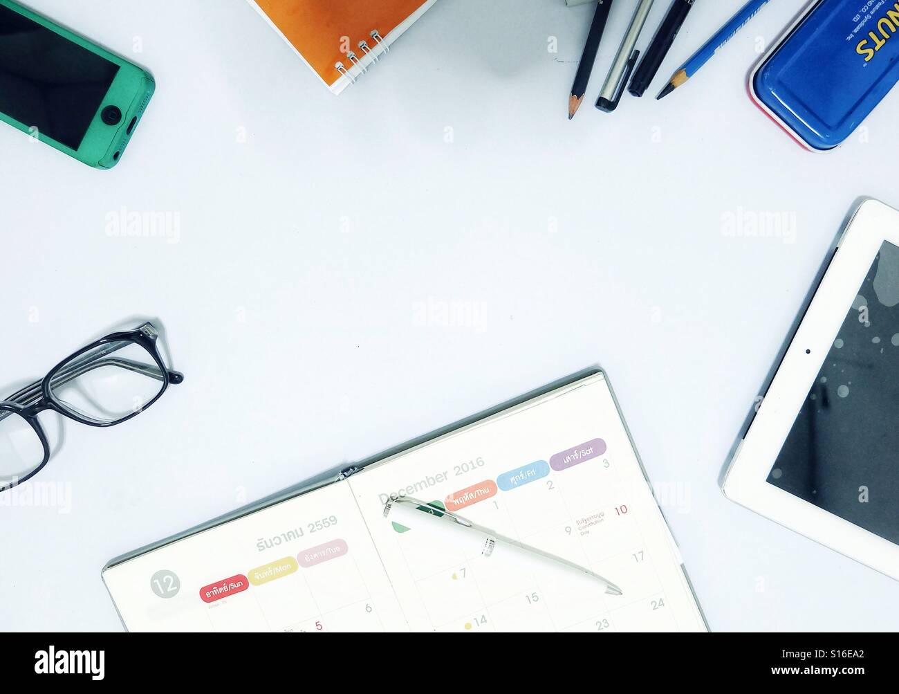 Planner calendar hi-res stock photography and images - Alamy