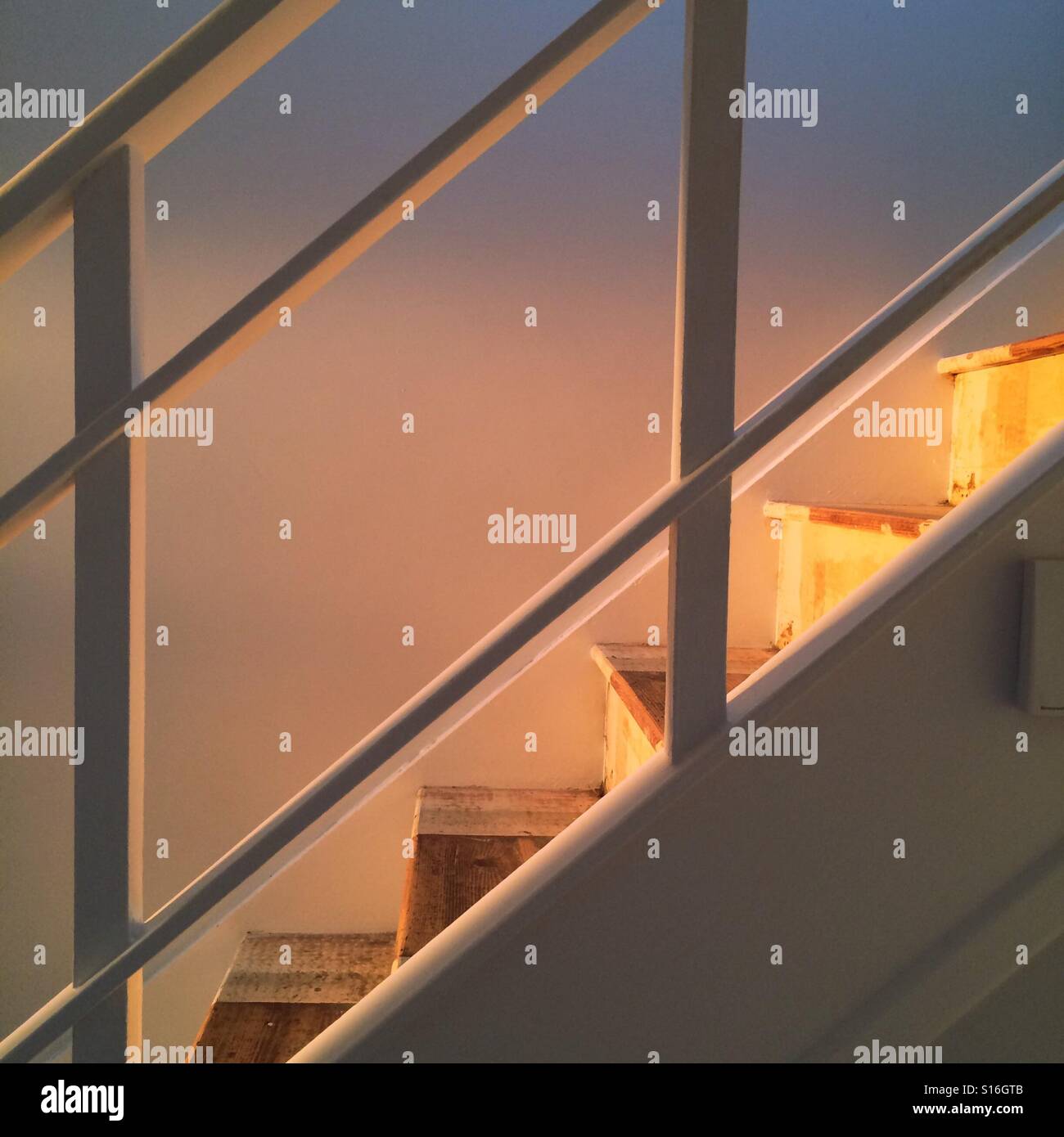 Stair lit up hi-res stock photography and images - Alamy