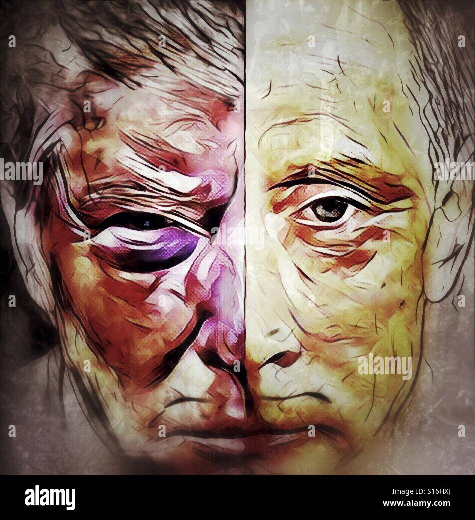 Donald trump president portrait smartphone stock photos and images - Alamy