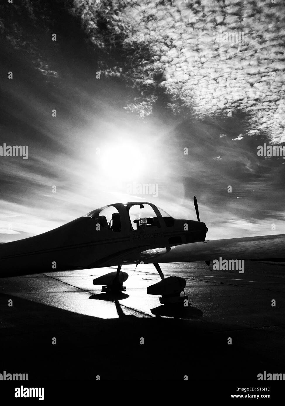 Grob 109B Motor Glider light aircraft Stock Photo - Alamy