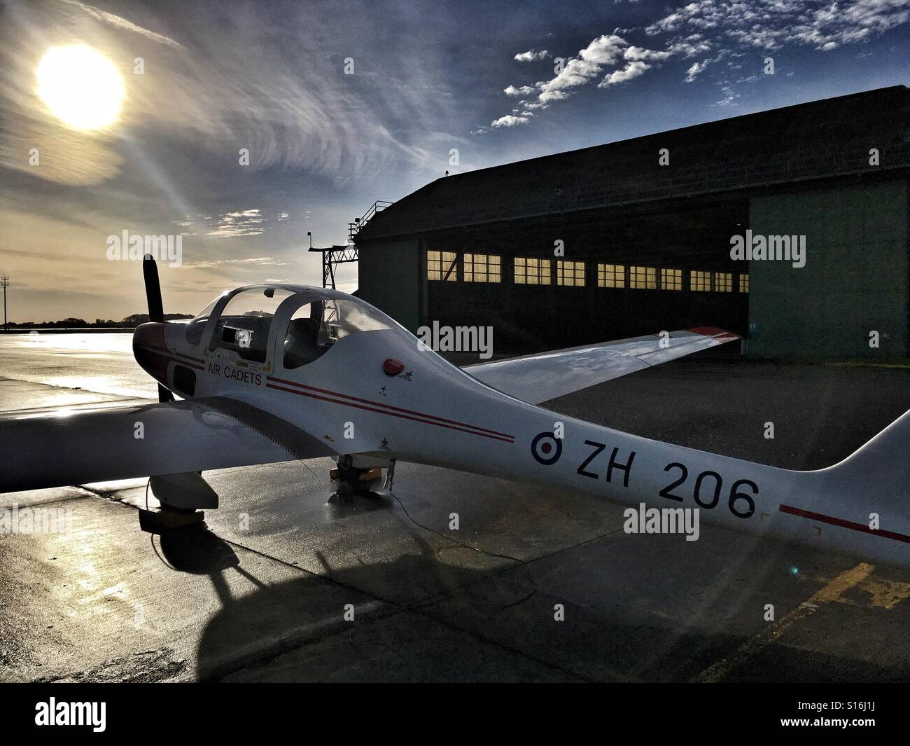 Grob 109B Motor Glider light aircraft Stock Photo - Alamy