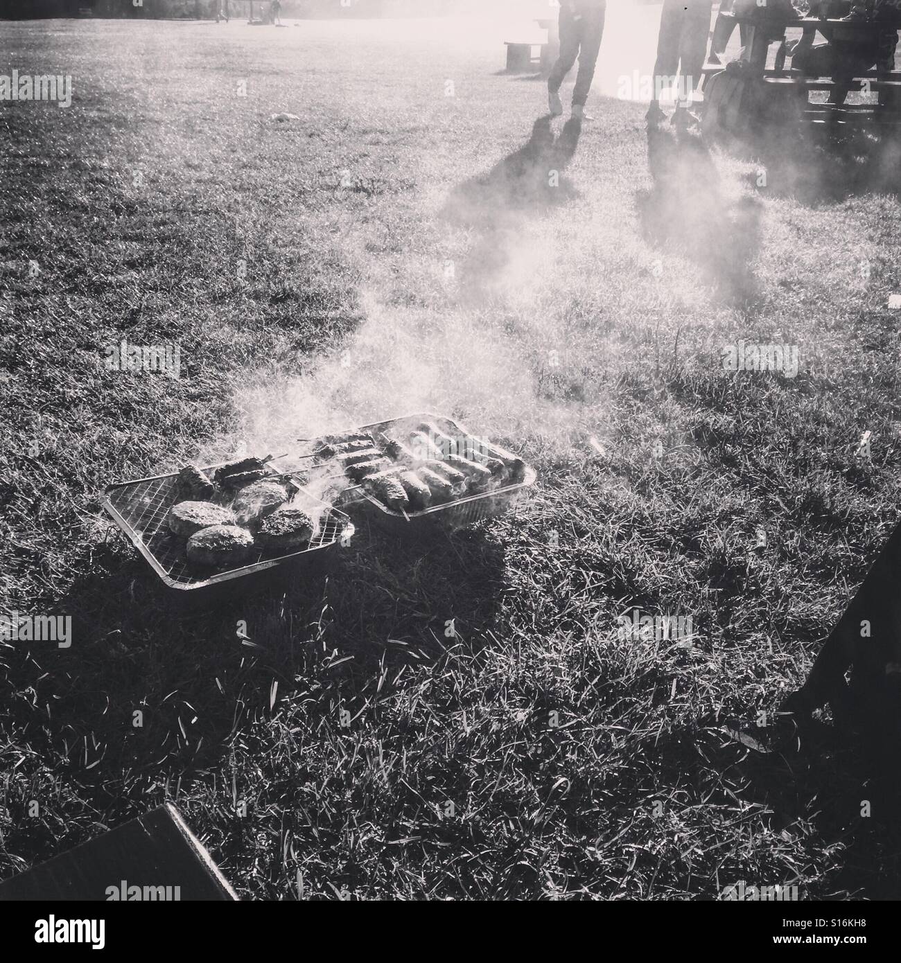 Barbeque in park hi-res stock photography and images - Alamy