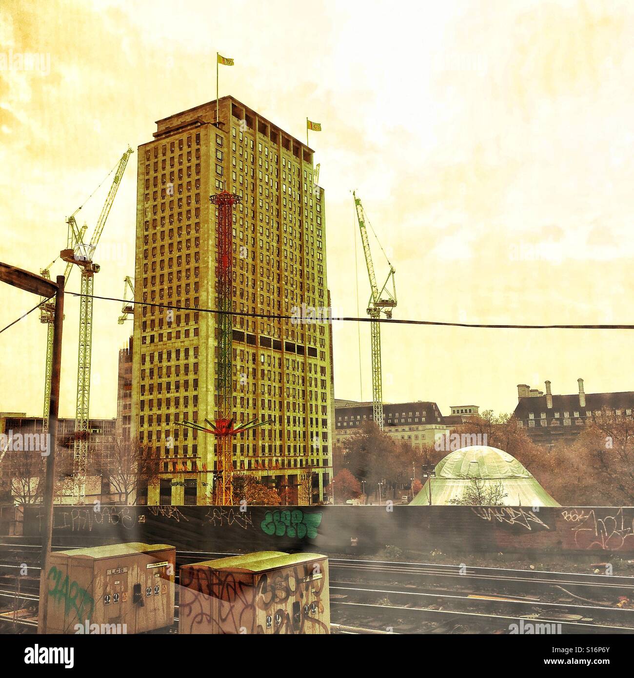Building construction near Waterloo Stock Photo - Alamy