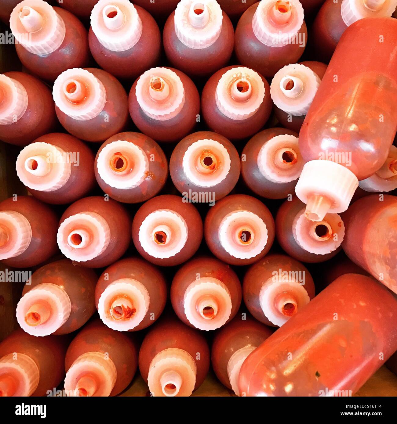 Hot sauce bottles hi-res stock photography and images - Alamy