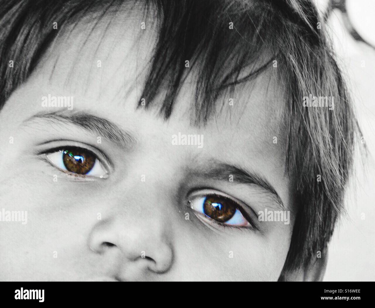 Innocence in the Eyes Stock Photo - Alamy