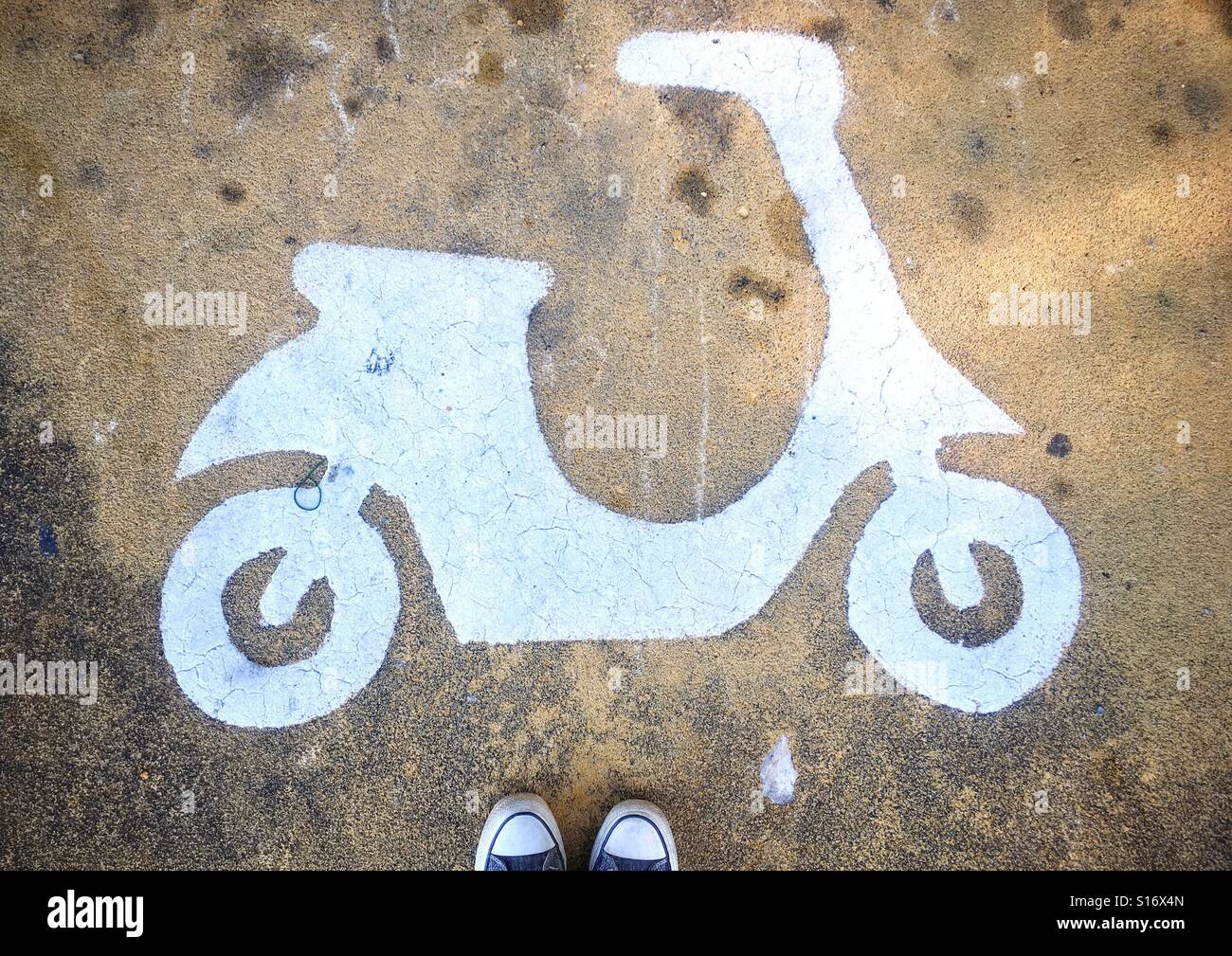 Moped Parking High Resolution Stock Photography and Images - Alamy
