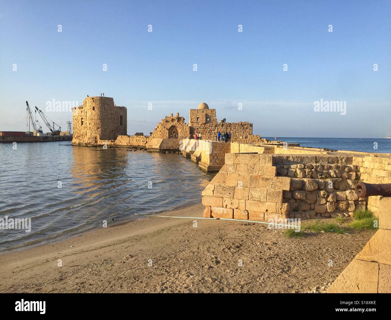 Saida sea castle - Lebanon Middle East Stock Photo - Alamy