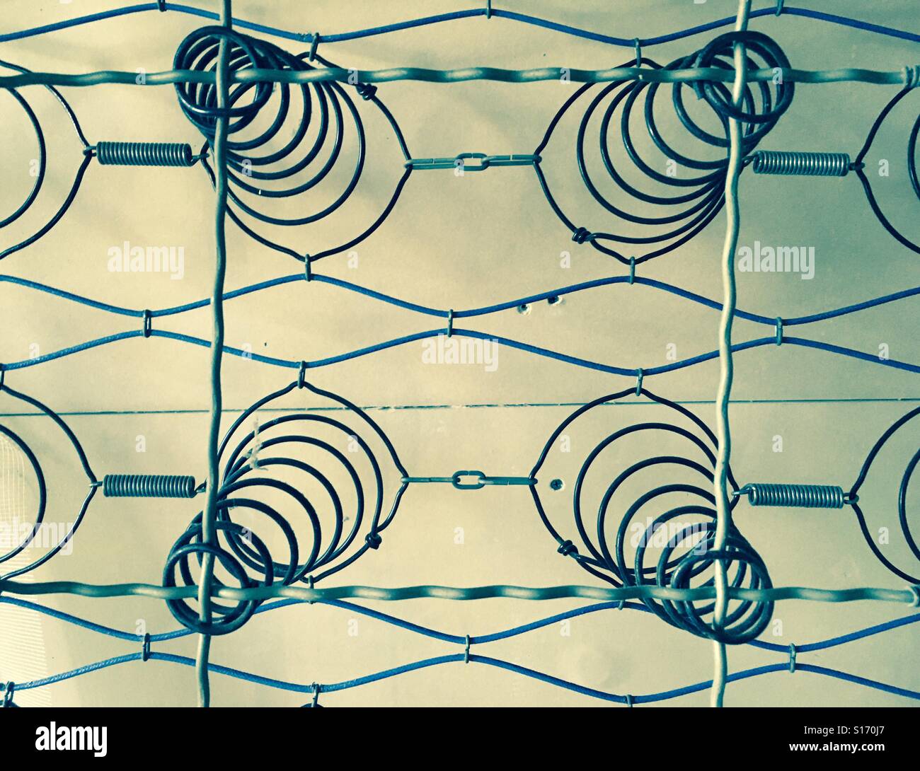 Spring coil metal hi-res stock photography and images - Alamy