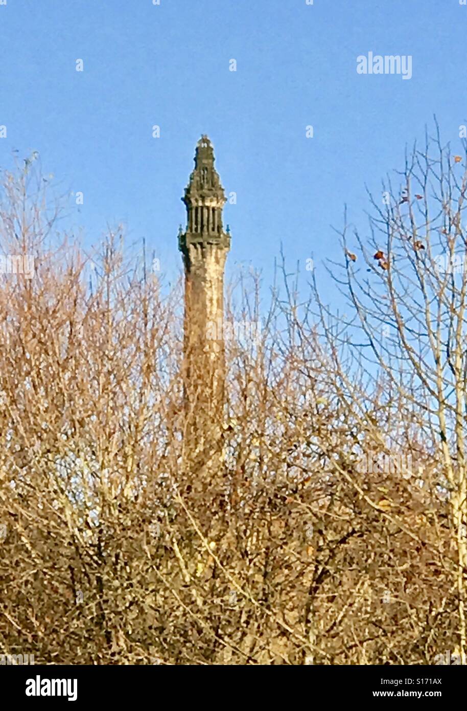 Wainhouse tower Halifax West Yorkshire U.K Stock Photo - Alamy