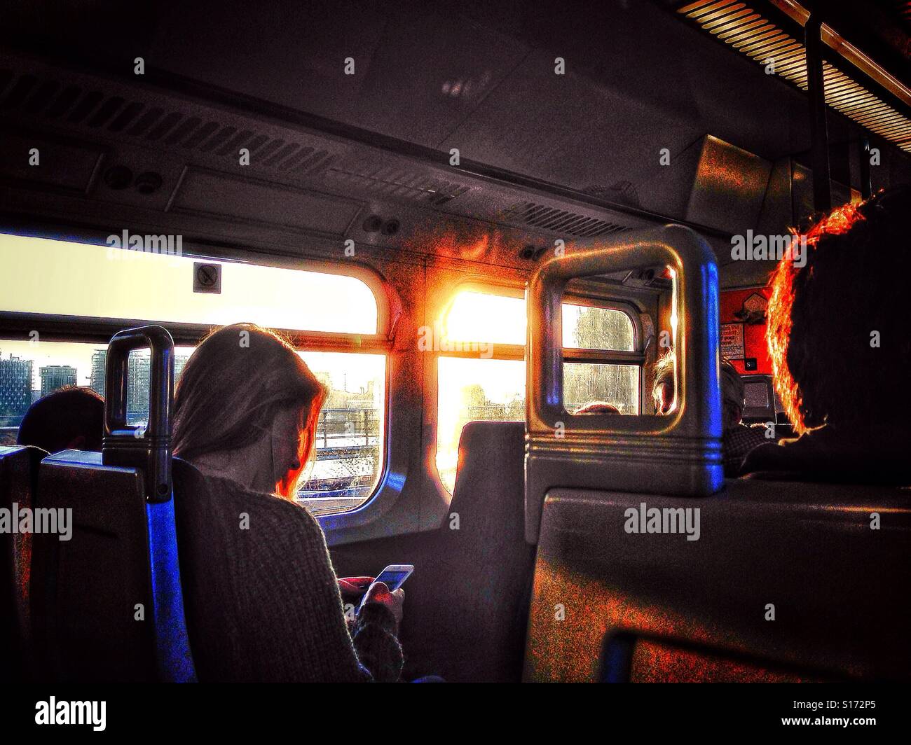 The morning commute Stock Photo - Alamy