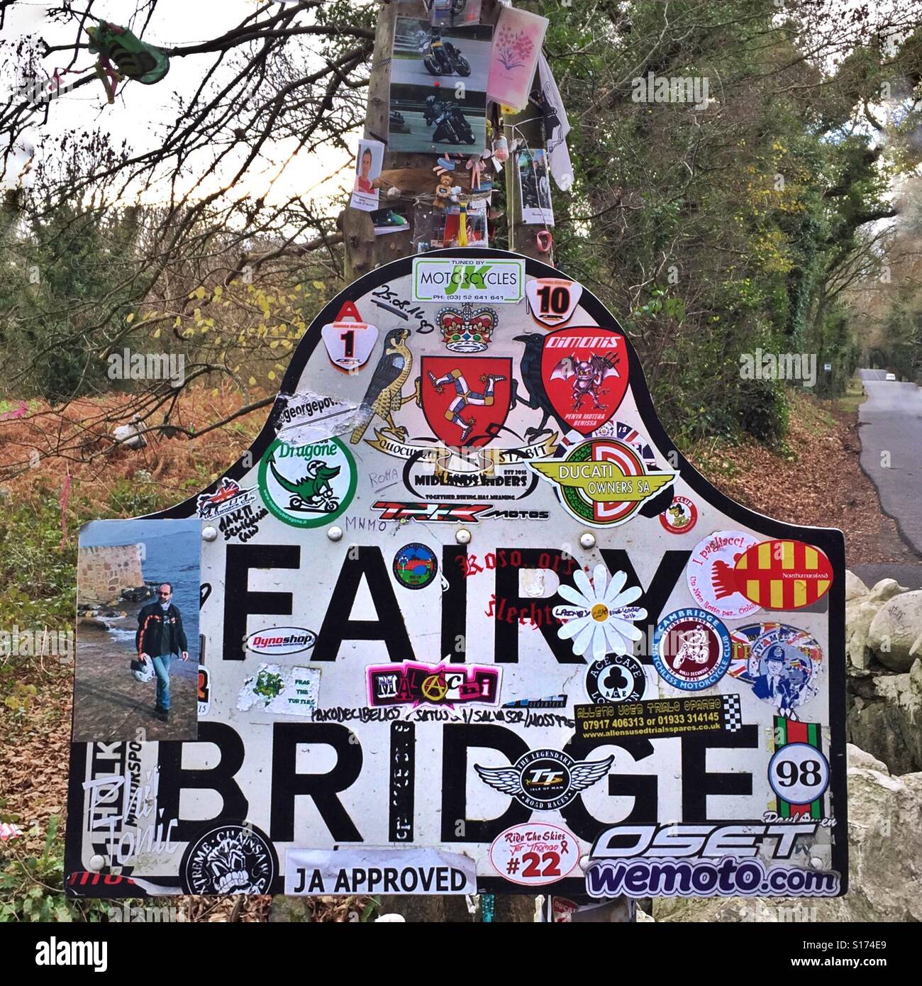 Road sign for Fairy Bridge Stock Photo - Alamy