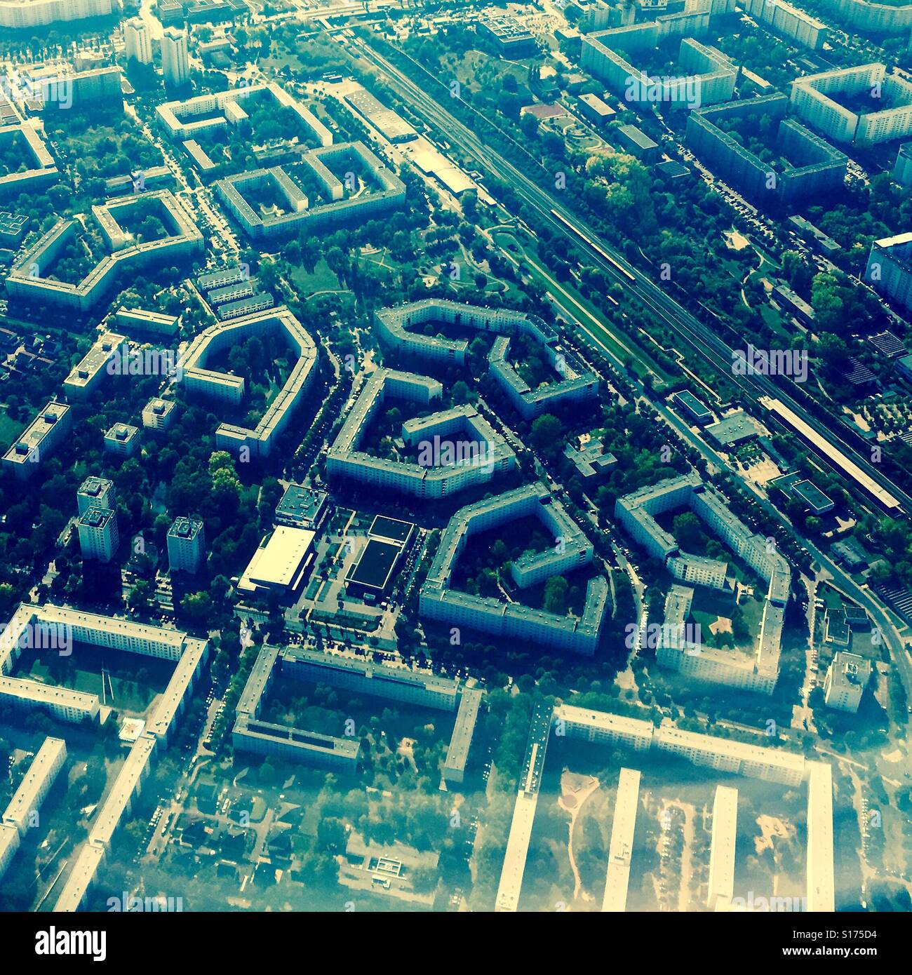 Berlin aerial view hi-res stock photography and images - Alamy