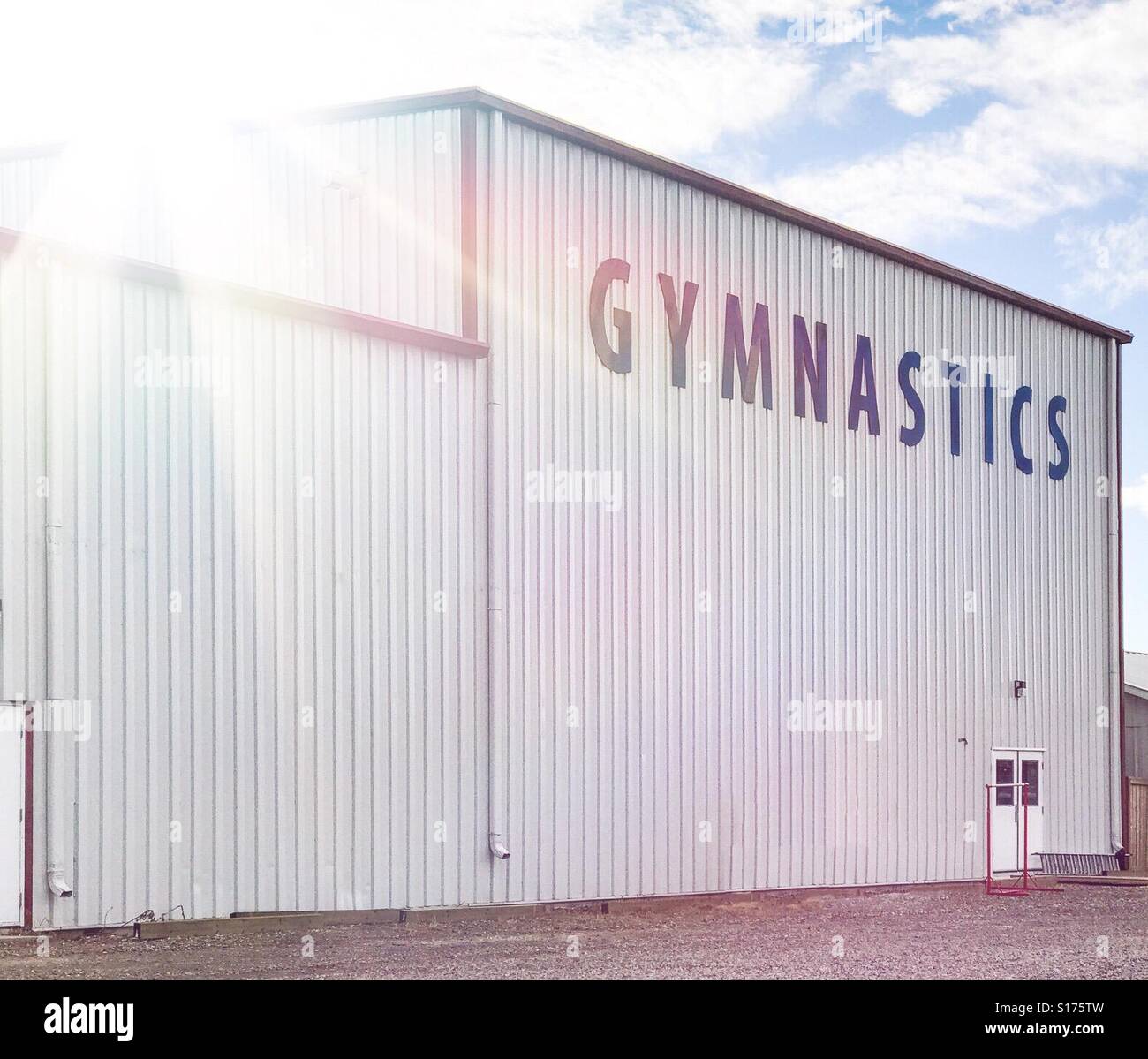 A commercial building used for gymnastics Stock Photo - Alamy