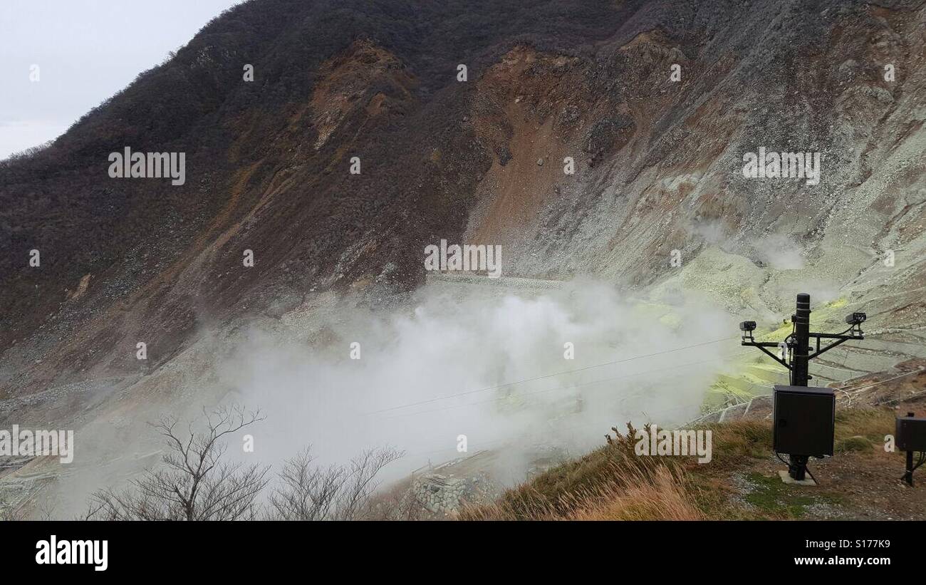 Owakudani Volcano at Hakone Stock Photo - Alamy