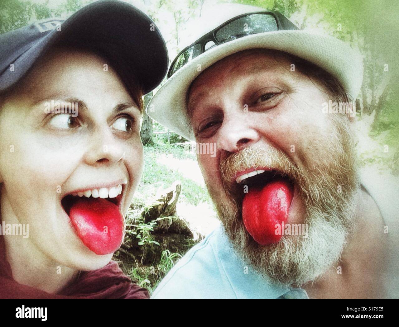 Tongue show hi-res stock photography and images - Alamy