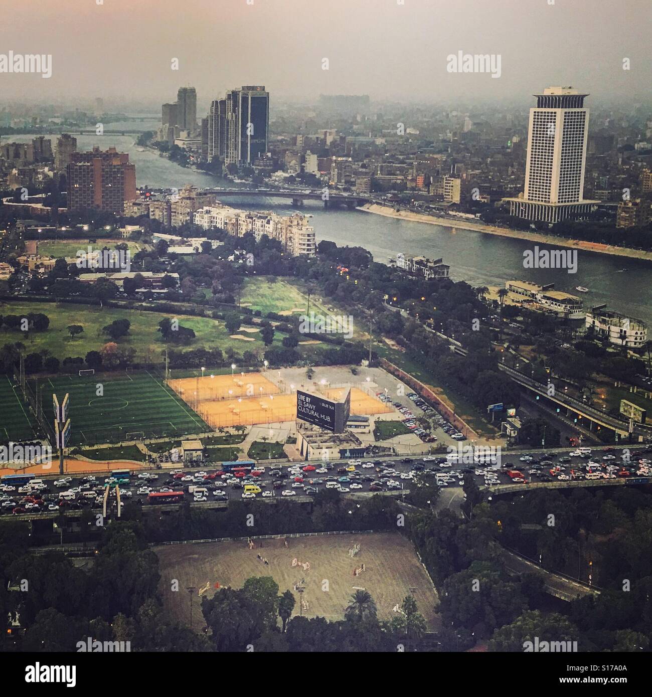 River nile aerial view egypt hi-res stock photography and images - Alamy